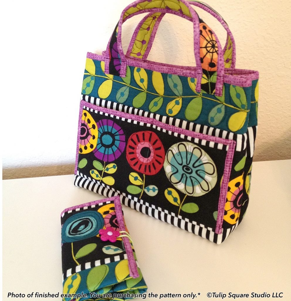 Crochet Tote and Caddy Quilted Organizer Pattern #521 - Tulip Square ...