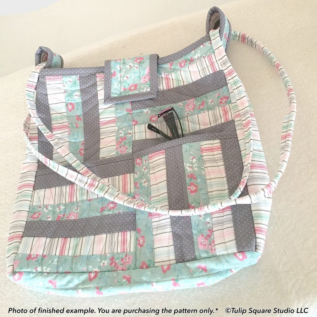 Haul It All Bag Quilted Purse Pattern #559 - Tulip Square ~ Patterns for useful quilted goods