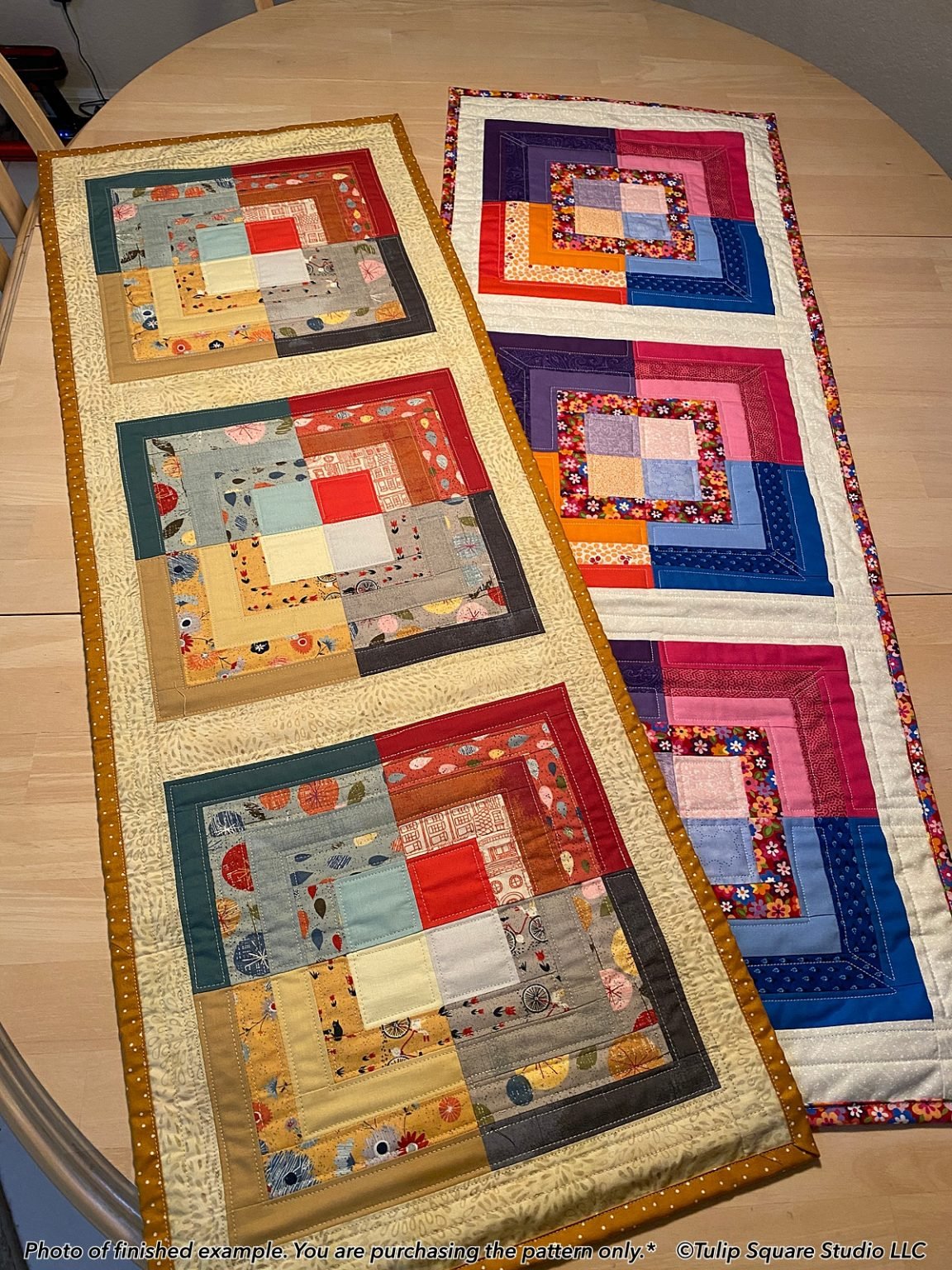 Pattern Bundle - Three Popular Sized Quilted Table Runner Patterns ...