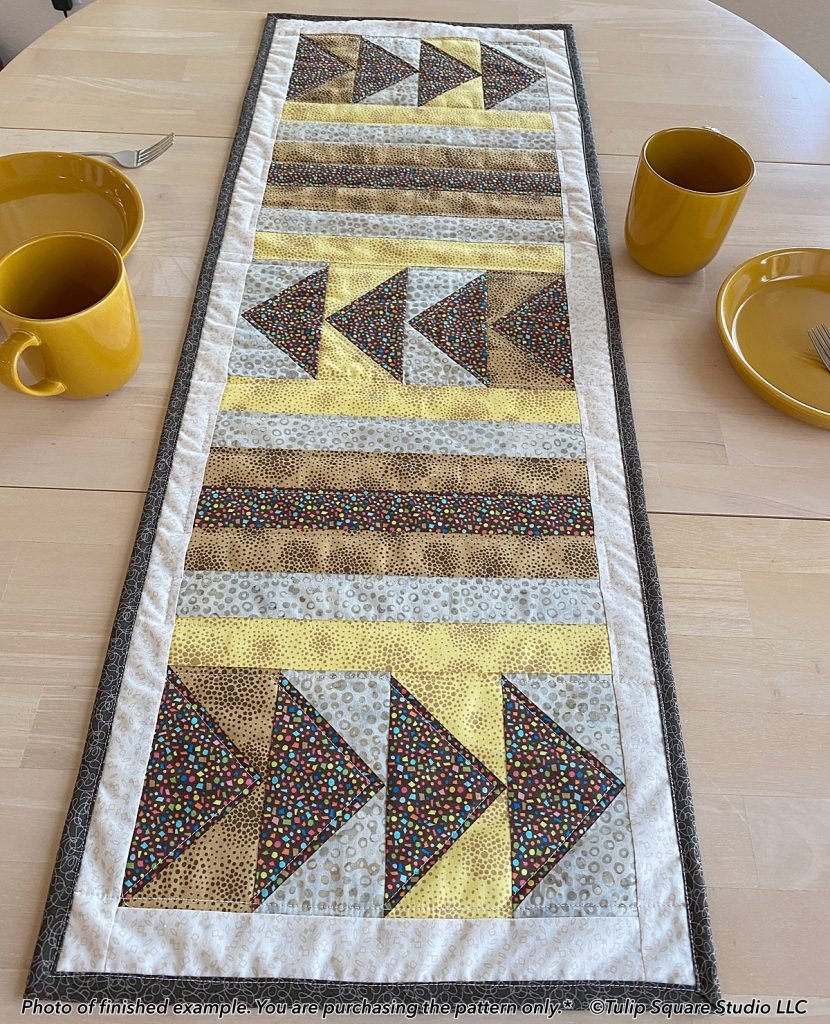 Airport Runway Quilted Table Runner Pattern #581 - Tulip Square ...