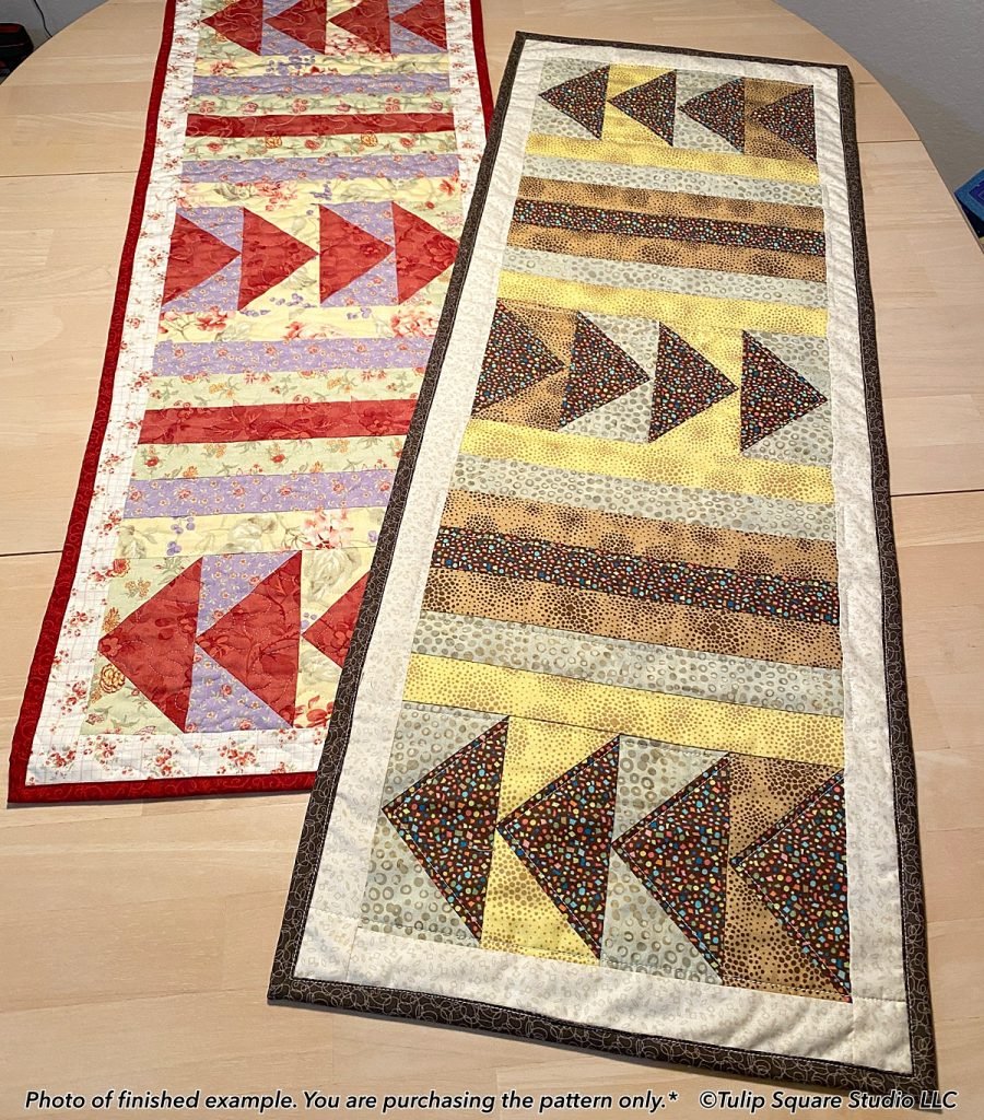 Airport Runway Quilted Table Runner Pattern #581 - Tulip Square ...