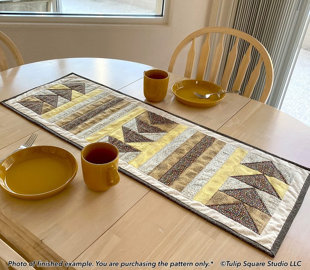 Airport Runway Quilted Table Runner Pattern #581 - Tulip Square ...