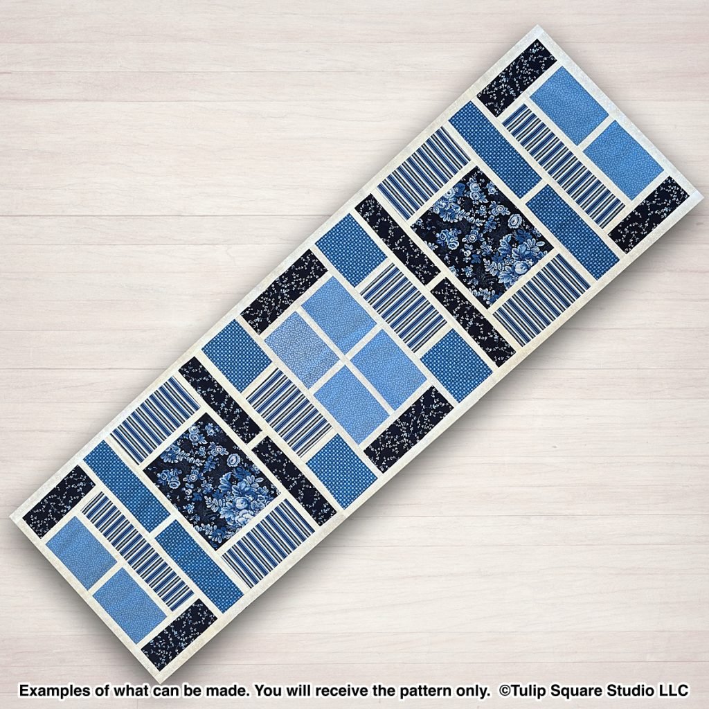 Picture Windows Quilted Table Runner Pattern #599 - Tulip Square ...