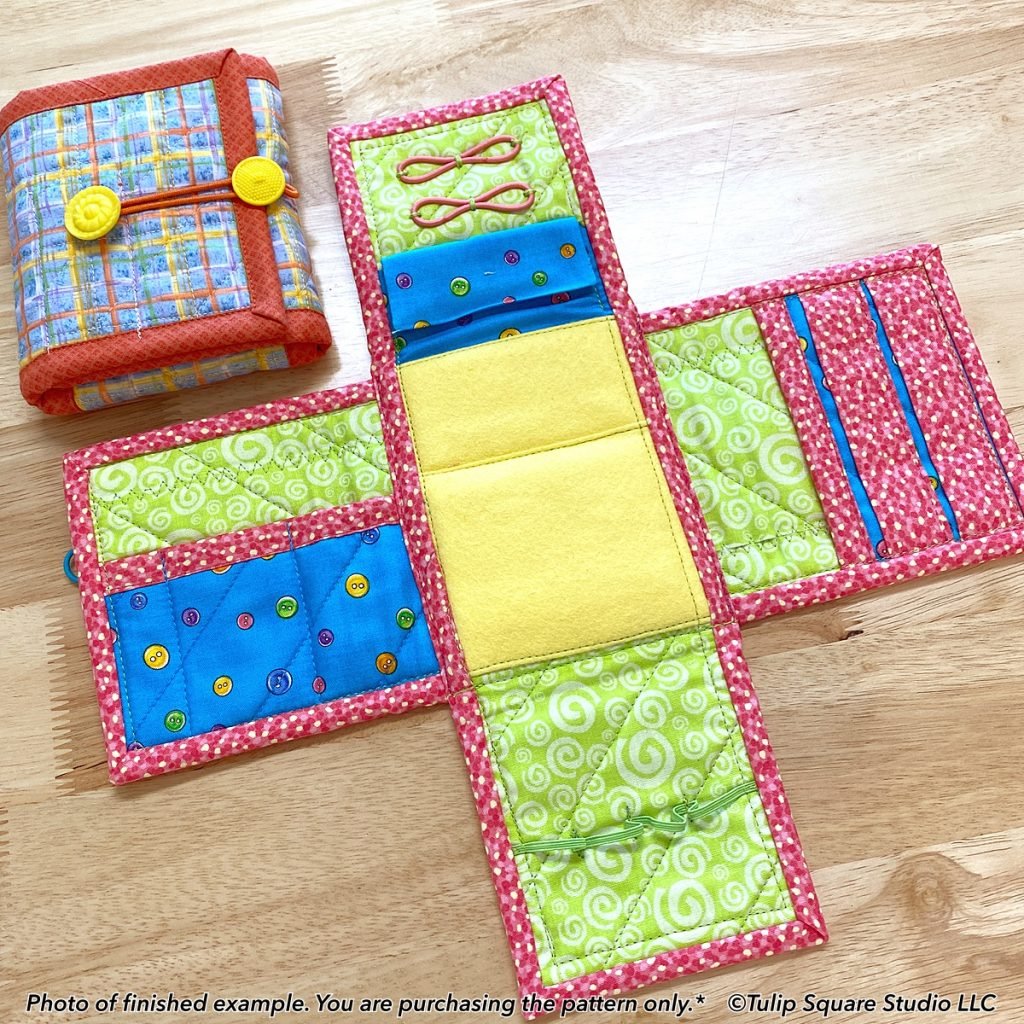 Flip Fold Sewing Kit Quilted Organizer Pattern #603 - Tulip Square ...