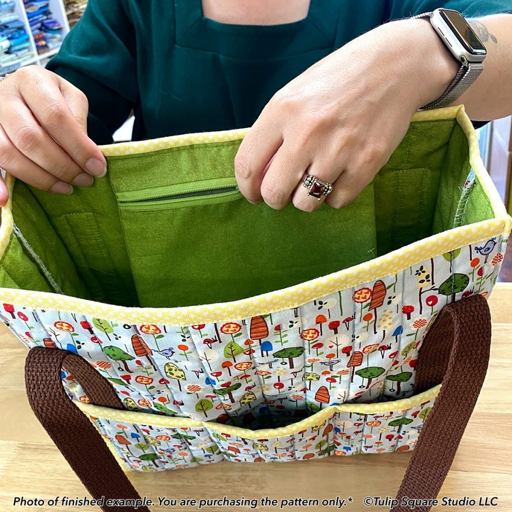 Pattern Bundle - Tote Bag Bundle - Quilted Tote Patterns - Tulip Square ...