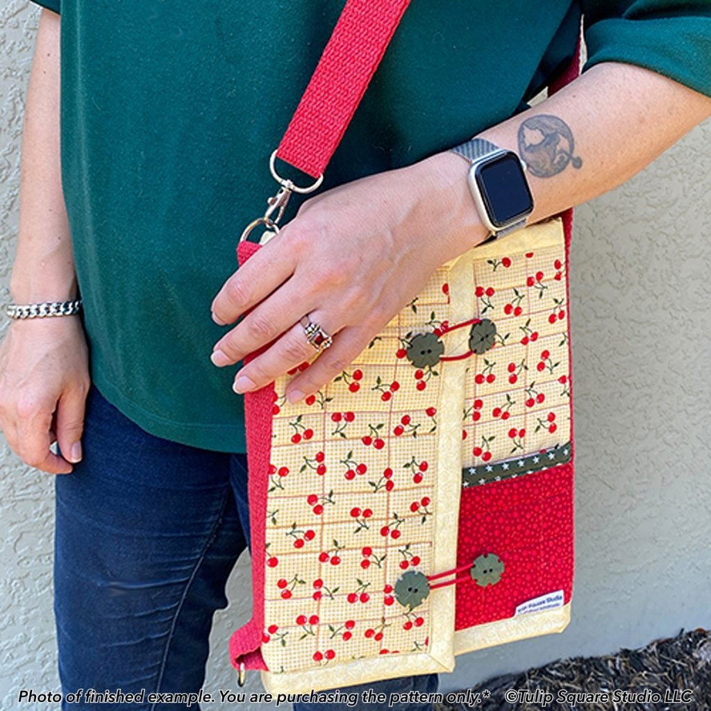 Convertible Tablet Tote Quilted Bag Pattern #606 - Tulip Square ...