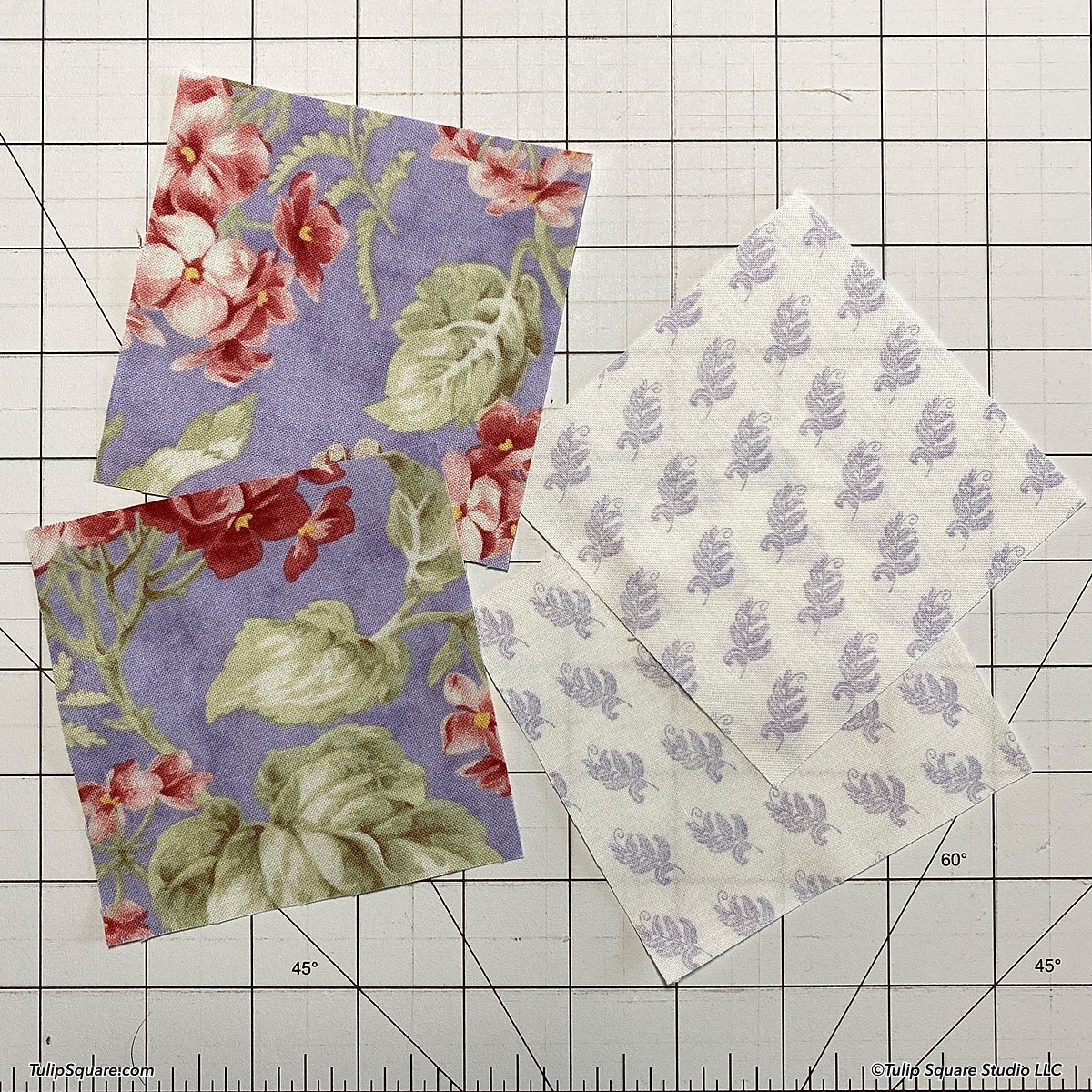 How to make disappearing half square triangles quilt blocks - Tulip ...