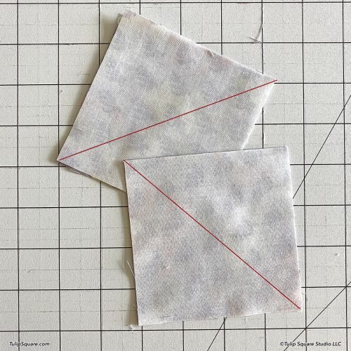 How to make disappearing half square triangles quilt blocks - Tulip ...