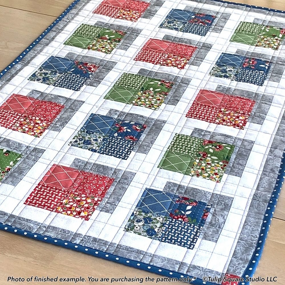 Shadow Boxes Quilted Table Topper Pattern #612 - Tulip Square ...