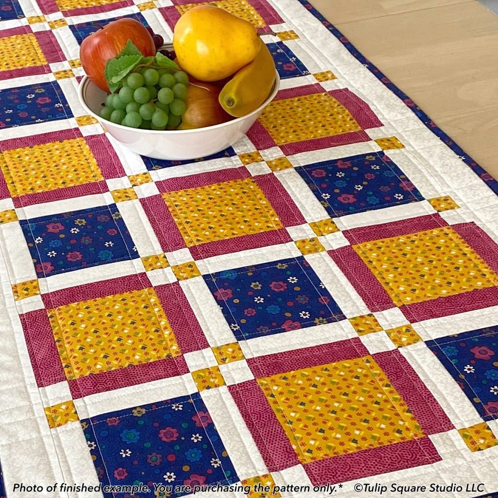 Country Charm Quilted Table Topper Pattern #613 - Tulip Square ...