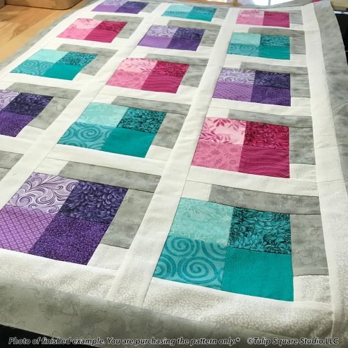 Shadow Boxes Quilted Table Topper Pattern #612 - Tulip Square ...