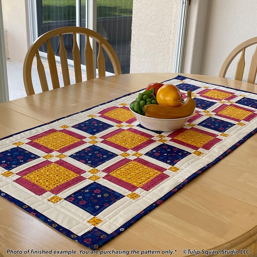 Quilted Table Topper and Runner Patterns Archives - Tulip Square ...