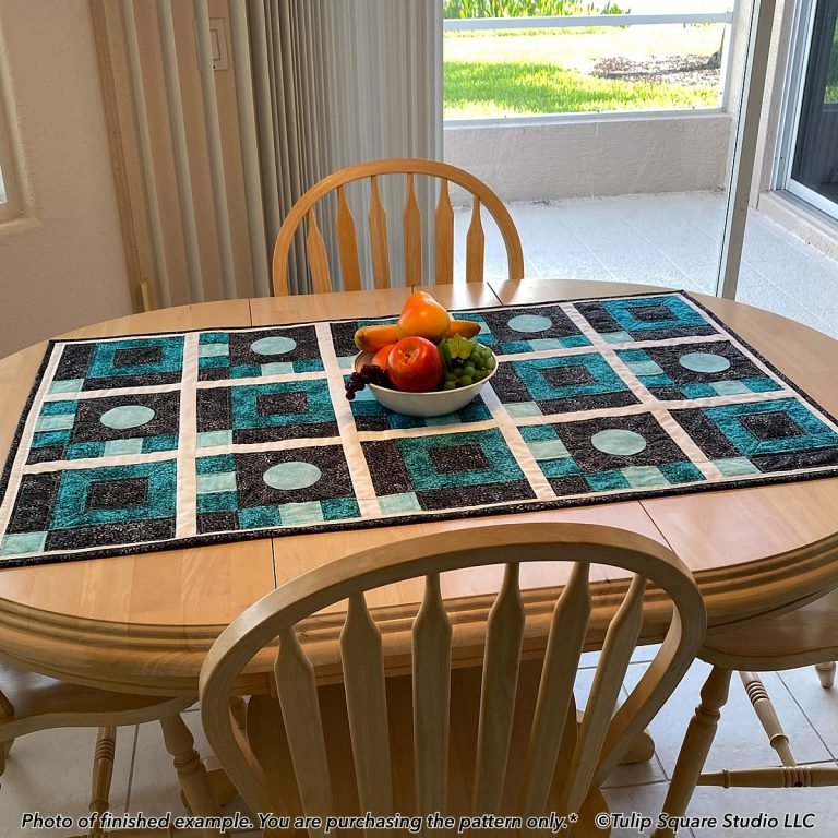Quilted Table Topper and Runner Patterns Archives - Tulip Square ...