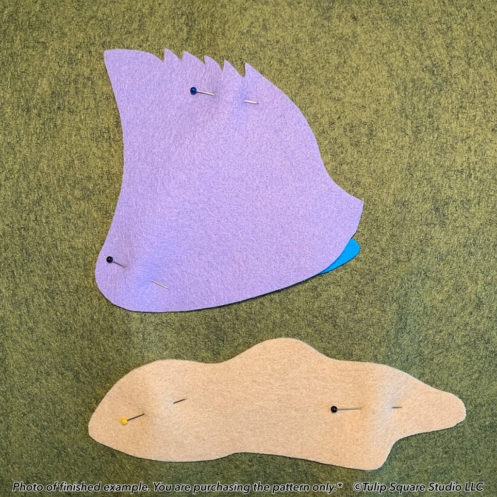 Fancy Fish 2 Felt Appliqué Pattern #FP006 - Tulip Square ~ Patterns for ...