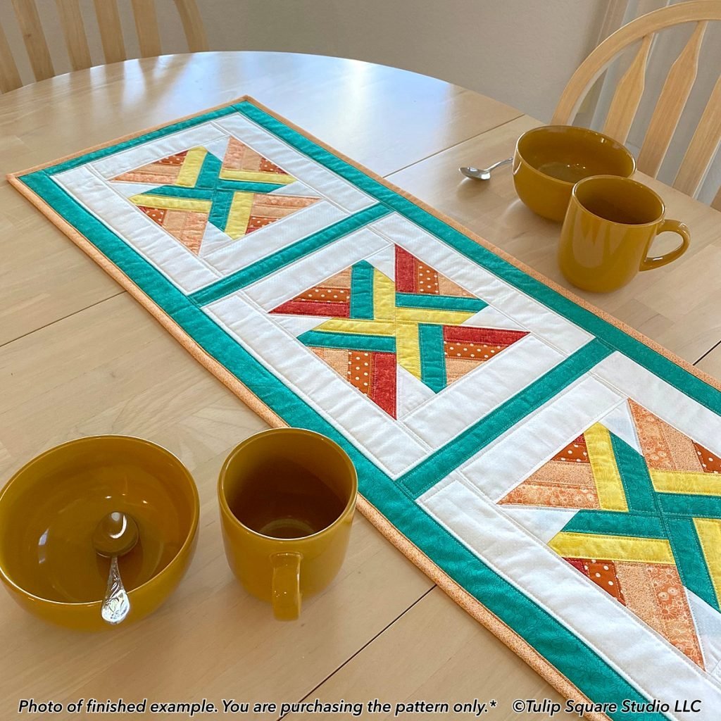 Knot Woven Quilted Table Runner Pattern #624 - Tulip Square ~ Patterns ...