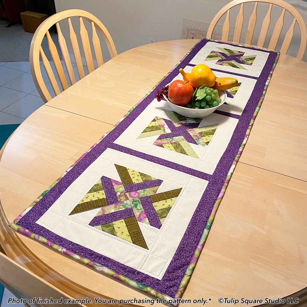 Knot Woven Quilted Table Runner Pattern #624 - Tulip Square ~ Patterns ...