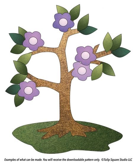 Free Four Seasons Appliqué Pattern - Summer - TulipSquare.com