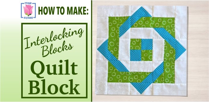 Interlocking Quilt Block - Tulip Square ~ Patterns for useful quilted goods